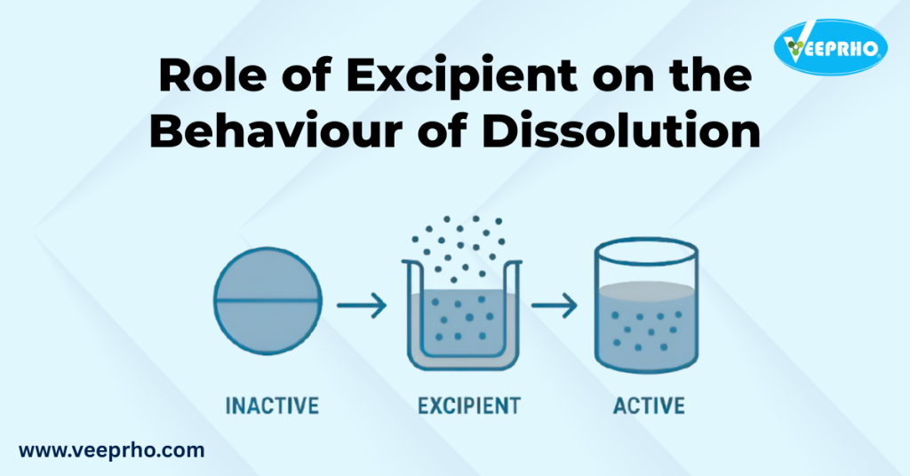 Role of Excipient on the Behaviour of Dissolution - Veeprho